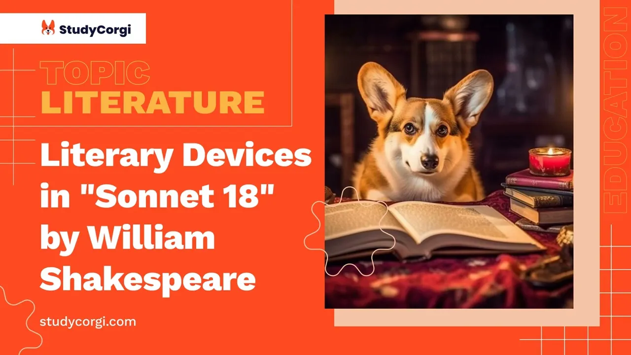 Literary Devices in "Sonnet 18" by William Shakespeare | Video Essay Example